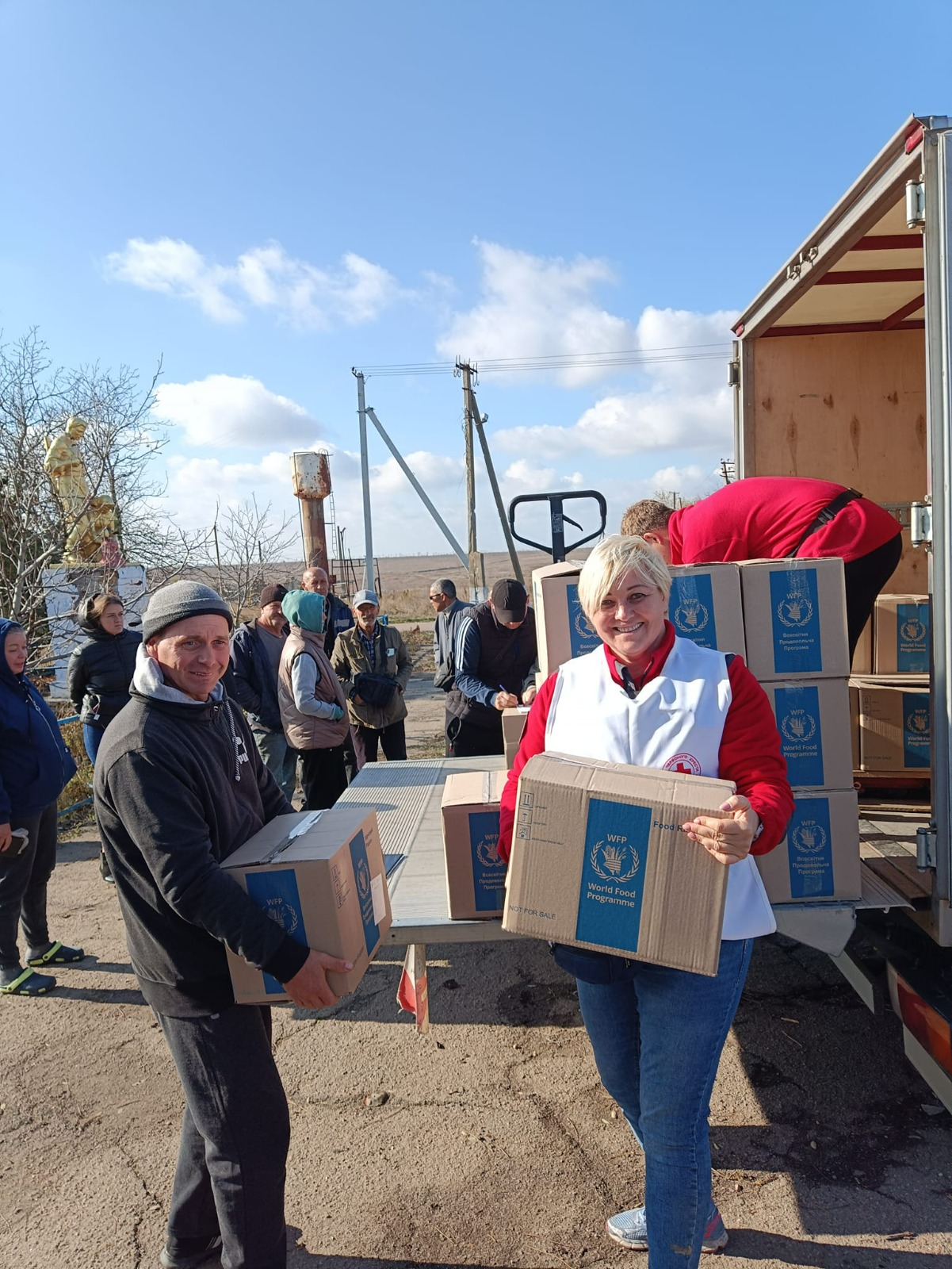 The Ukrainian Red Cross with the WFP provided 3,000 food packages in ...