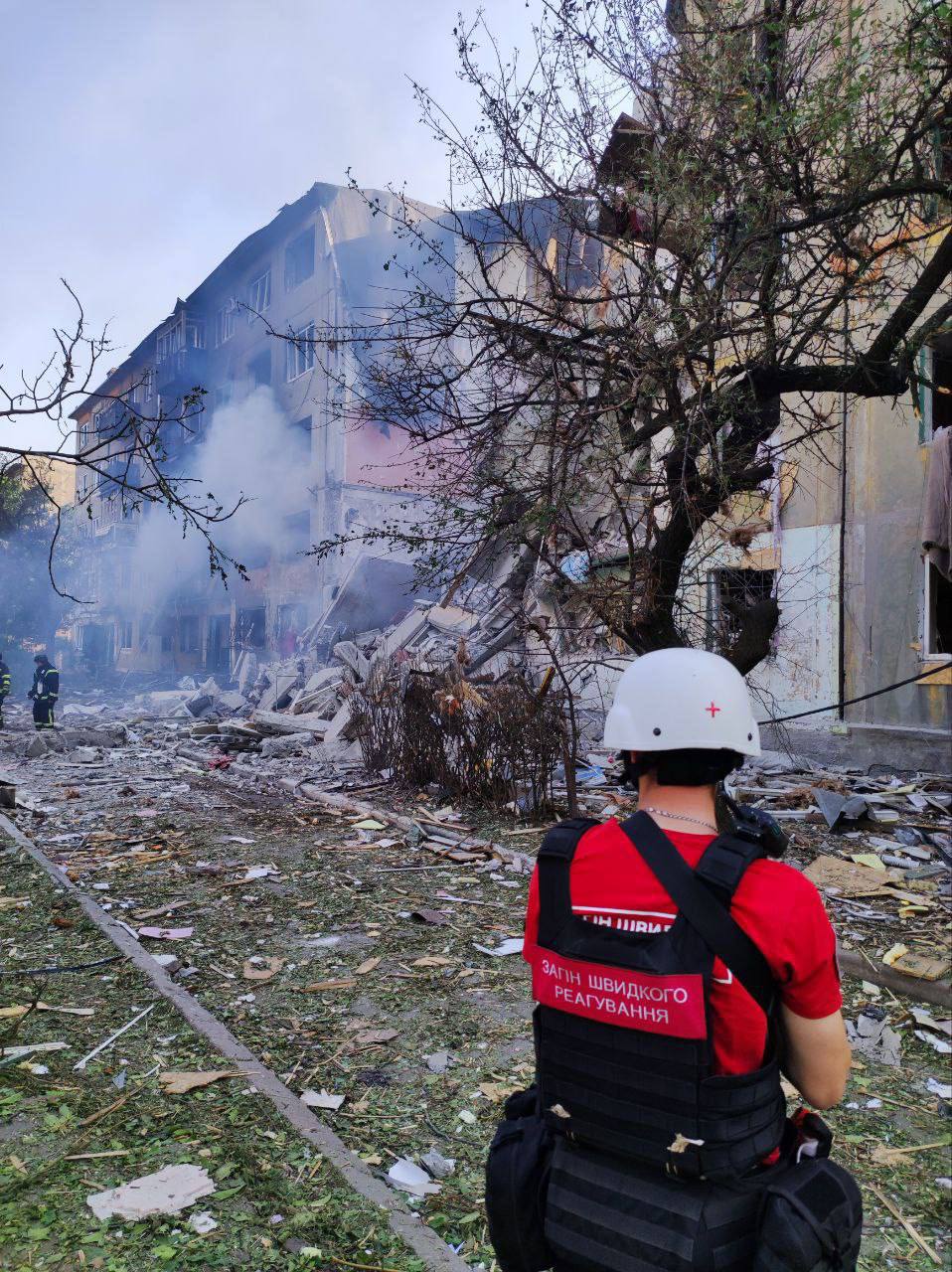 Response to the Rocket Attack on Myrnohrad – Ukrainian Red Cross Society