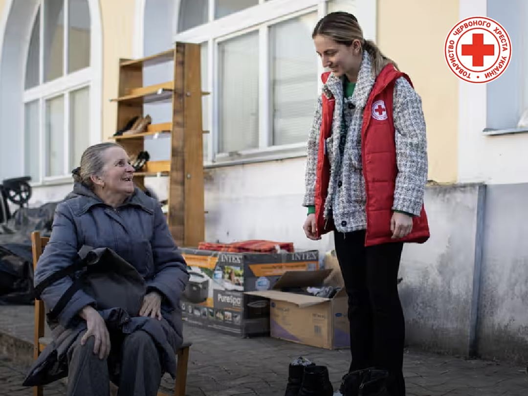An article in The Guardian about the work of the Ukrainian Red Cross ...