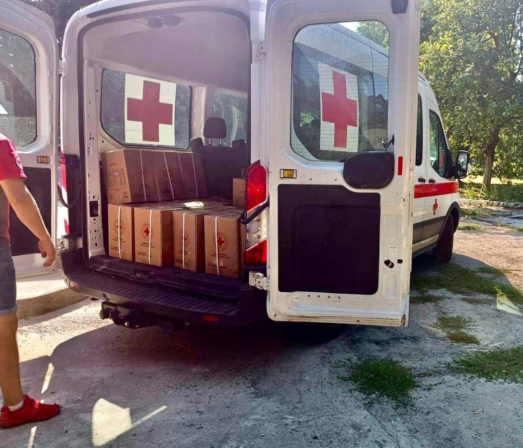 The Chernihiv regional branch of the Ukrainian Red Cross provided ...