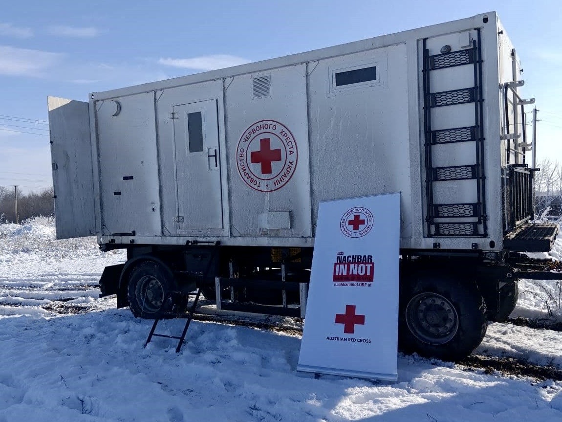 Access to hygiene services and water: the Ukrainian Red Cross mobile ...