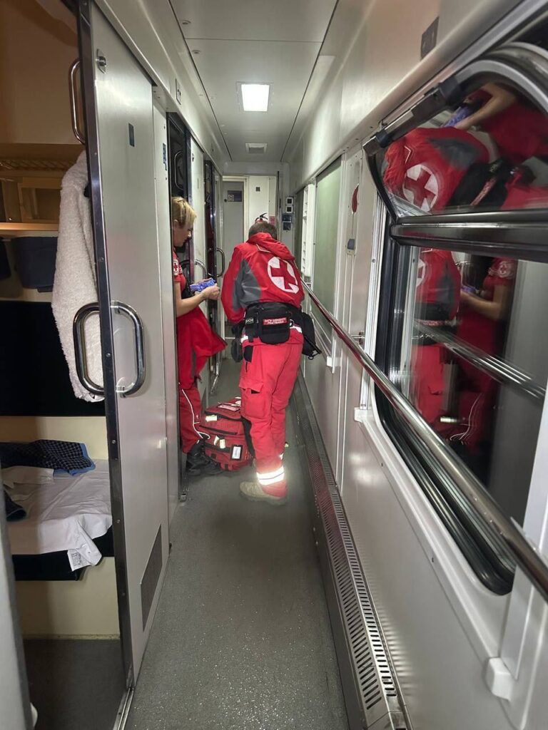 Ukrainian Red Cross Emergency Response Team Assists at Incident Site in ...