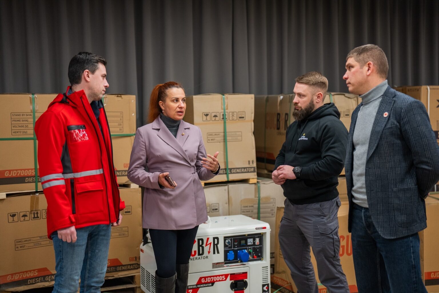 The Ukrainian Red Cross has provided 35 generators to strengthen the ...