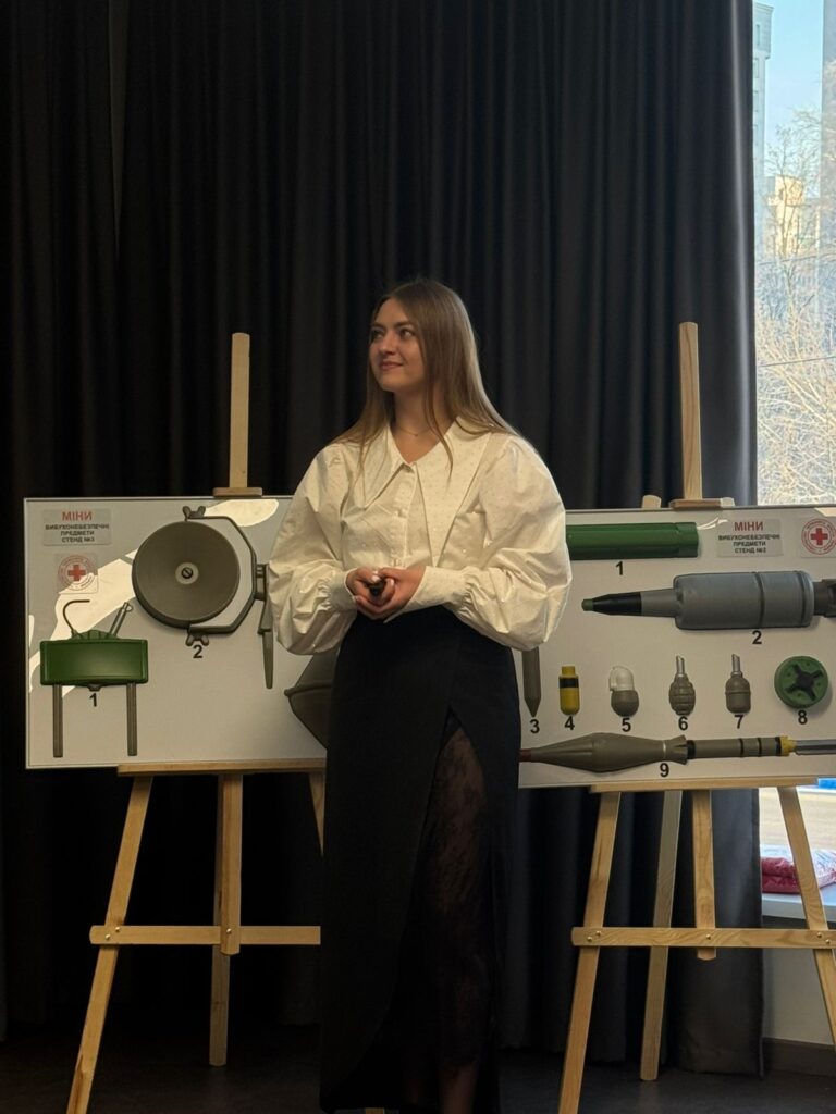 The Ukrainian Red Cross mine risk team held a two-day working meeting ...