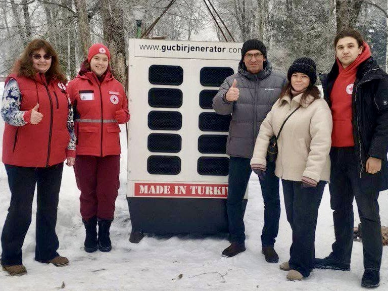 The Ukrainian Red Cross has delivered a 125 kW diesel generator to the ...