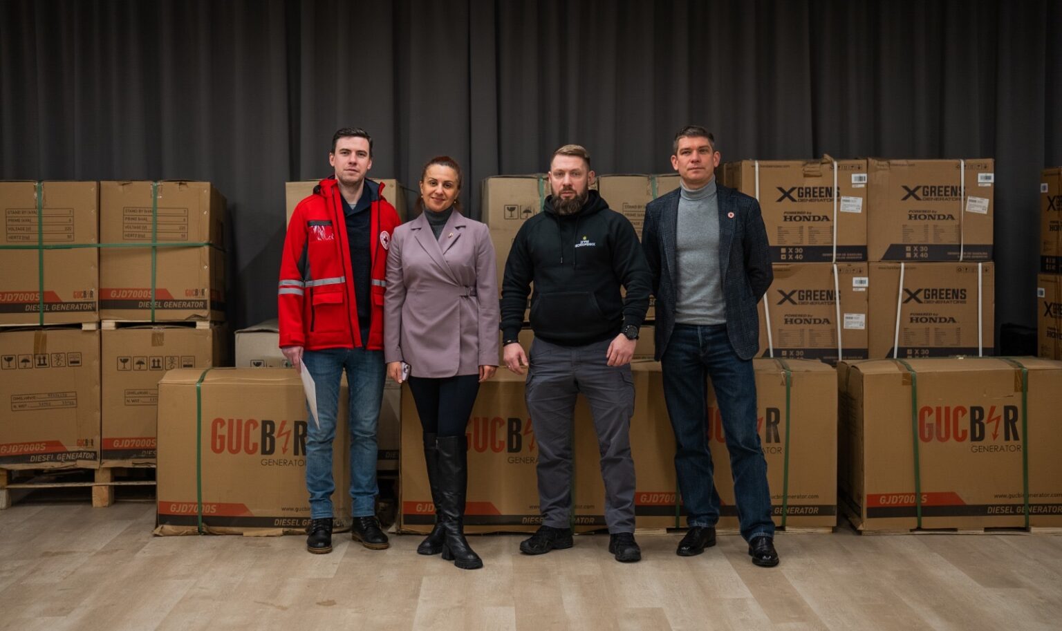 The Ukrainian Red Cross has provided 35 generators to strengthen the ...