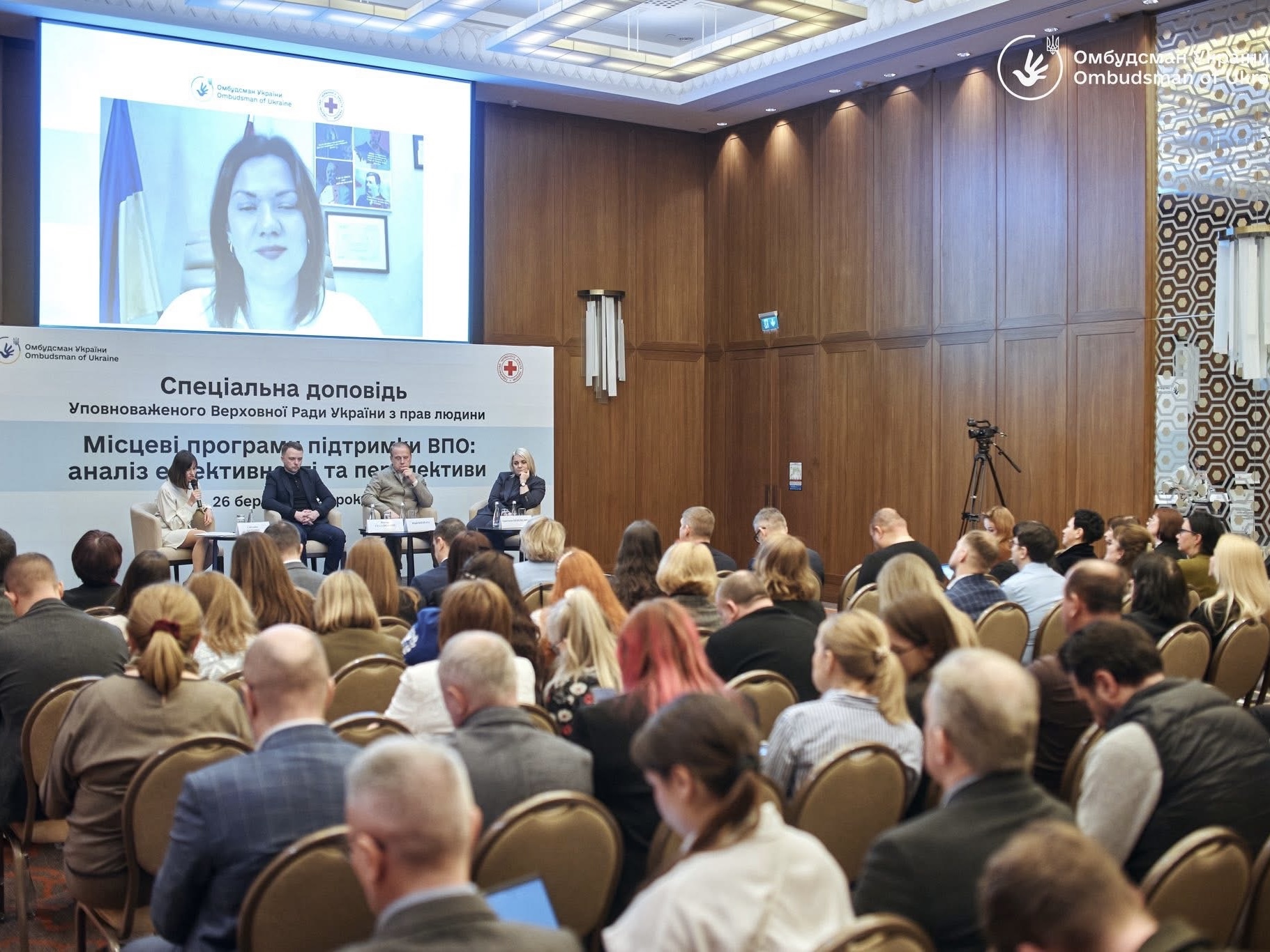 The Ukrainian Red Cross’s priority today is to support internally ...
